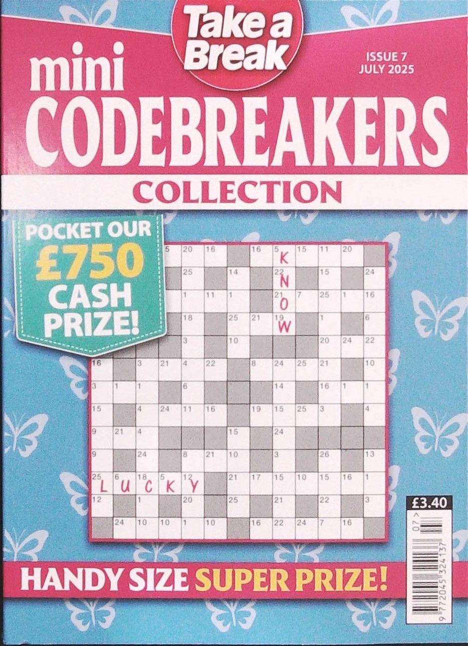 Buy TAB MINI CODEBREAKERS COLL from Magazine Supermarket